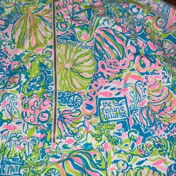 Lilly Pulitzer | Tops | Lilly Pulitzer Skipper Popover In Ocean Reef ...